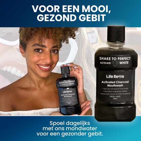 Mondwater voor een Frisse Adem - Mouthwash - Tandplak - Tandverkleuring - Gele Tanden... | bol