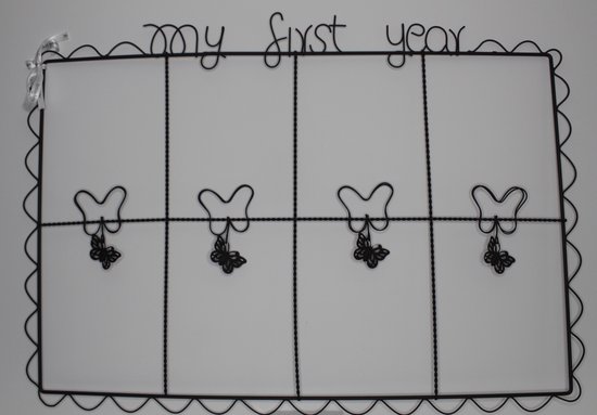 Amadeo | Fotorek / Kaartenrek | My First Year | Vlinders | Kraamcadeau ...