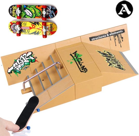 Fingerboard Skatepark - Tech Deck - Fingerboard - Vinger Skateboard - Inclusief... | bol