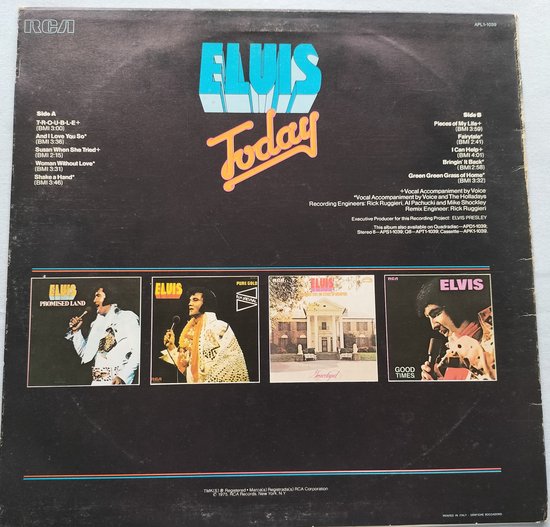 Elvis Presley - Today (1975), Elvis Presley | Muziek | bol