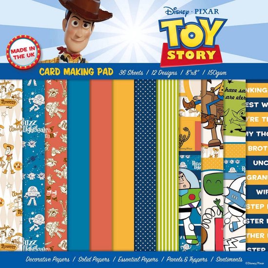 Creative Expressions Card Making Pad Toy Story | bol