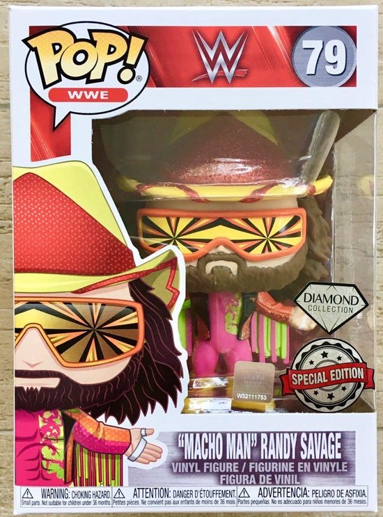 Funko Pop! WWE - Macho Man Randy Savage #79 Special Edition Diamond ...