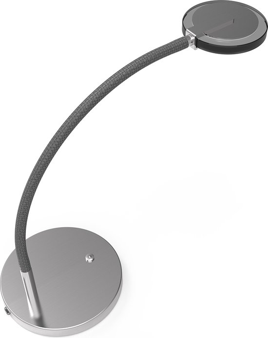 Verstelbare design bureaulamp met glas helder | 1 lichts | grijs ...