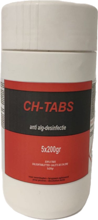 CH-Tabs 5x200gr - Chloortabletten Zwembad - chloor tabletten ...