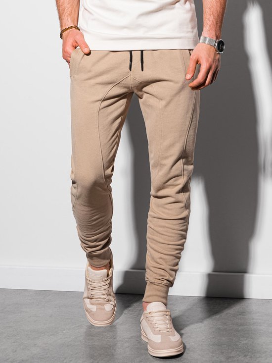 Heren joggingbroek P948 - beige | bol.com