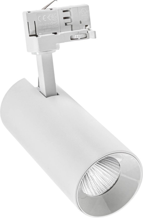 Spectrum - LED Railspot Wit Tracklight - Universeel 3-Phase - 25W 104lm ...