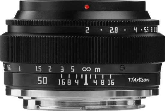 TT Artisan - Cameralens - 50mm F2 voor Canon EOS-M-vatting (Full Frame ...
