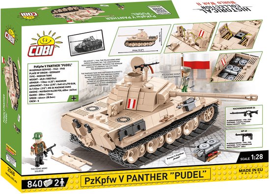 COBI 2568 - Panzer V Panther Ausf G | bol