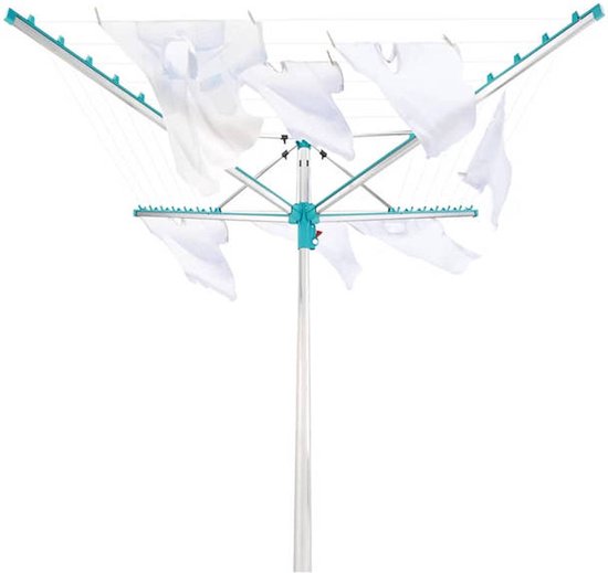 Leifheit linomatic 400 easy droogmolen incl. bodemhuls 40m | bol.com