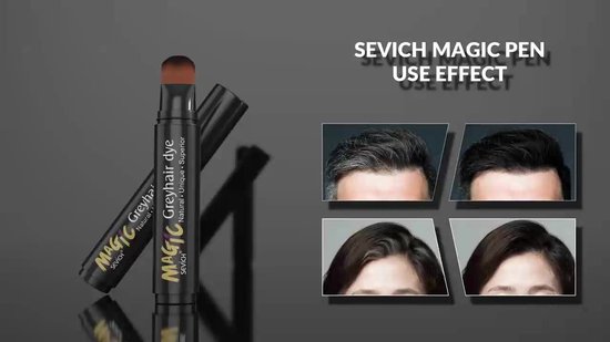 Magic Dye grijze haren uitgroei bedekken - DONKERBRUIN - haarverf ...