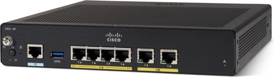 Cisco C927-4P bedrade router Gigabit Ethernet Zwart | bol