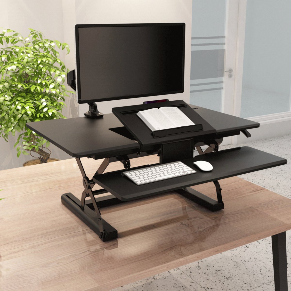 V7 SIT STAND 36IN DESK WORKSTATION LAPTOP H | bol.com