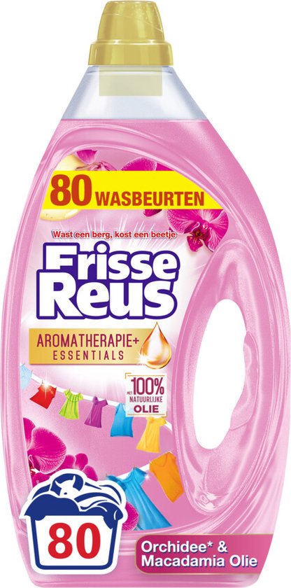 Frisse Reus Orchidee Macadamia Gel - Vloeibaar Wasmiddel - Voordeelverpakking - 80... | bol