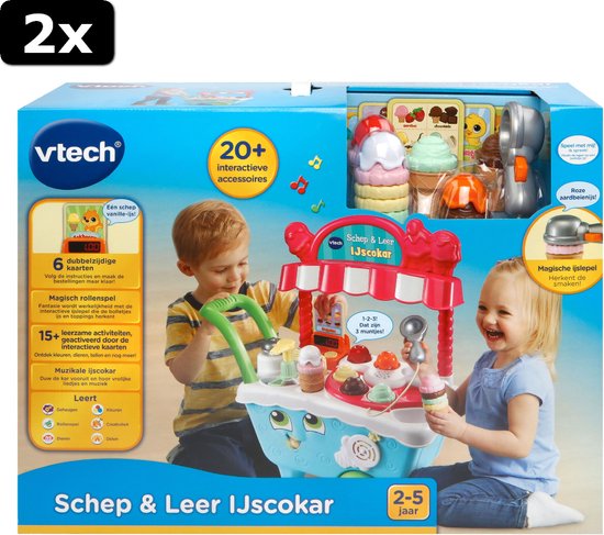 2x Vtech Schep en Leer IJscokar | bol.com