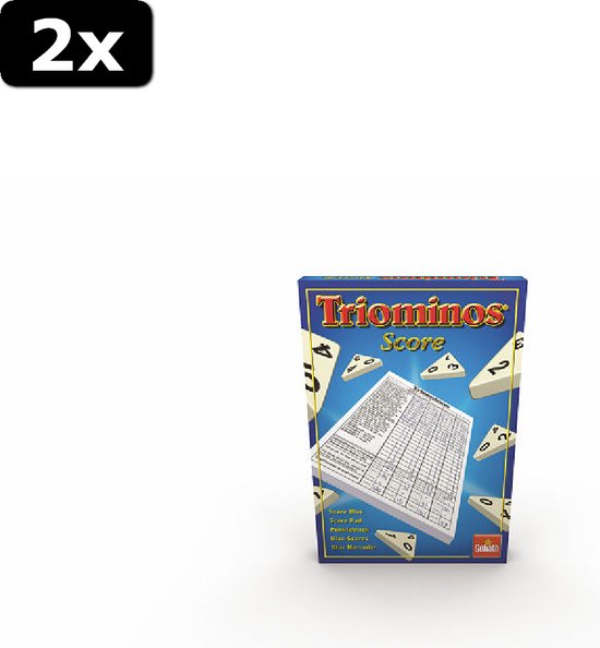 2x Triominos The Original Scoreblok | bol