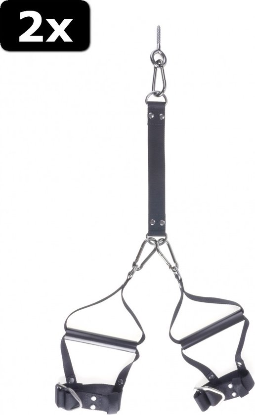 2x Suspension Cuff Set - Black | bol.com