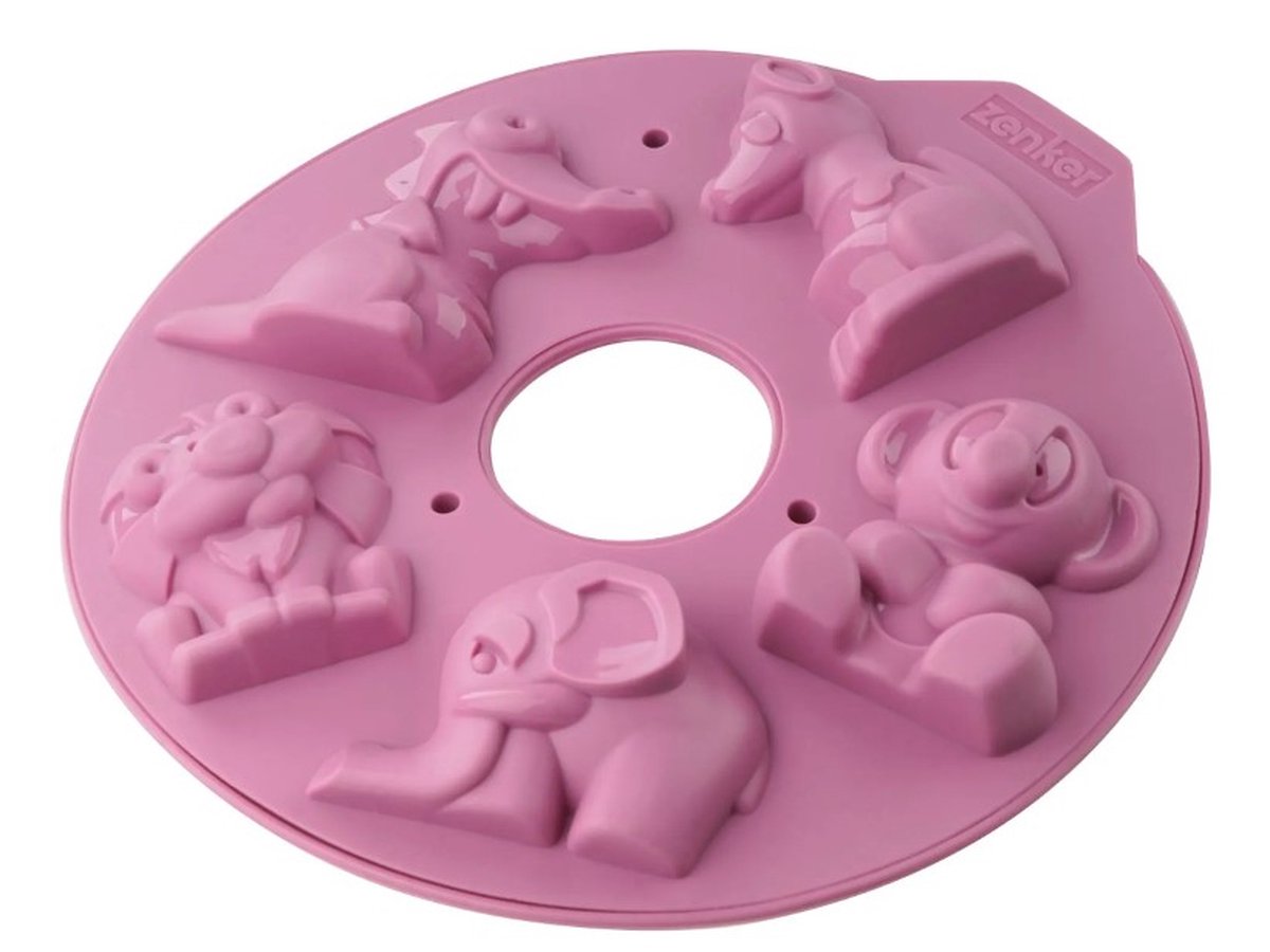 Bakvorm Silicone Dieren 3D vorm 20.7x5cm | bol.com