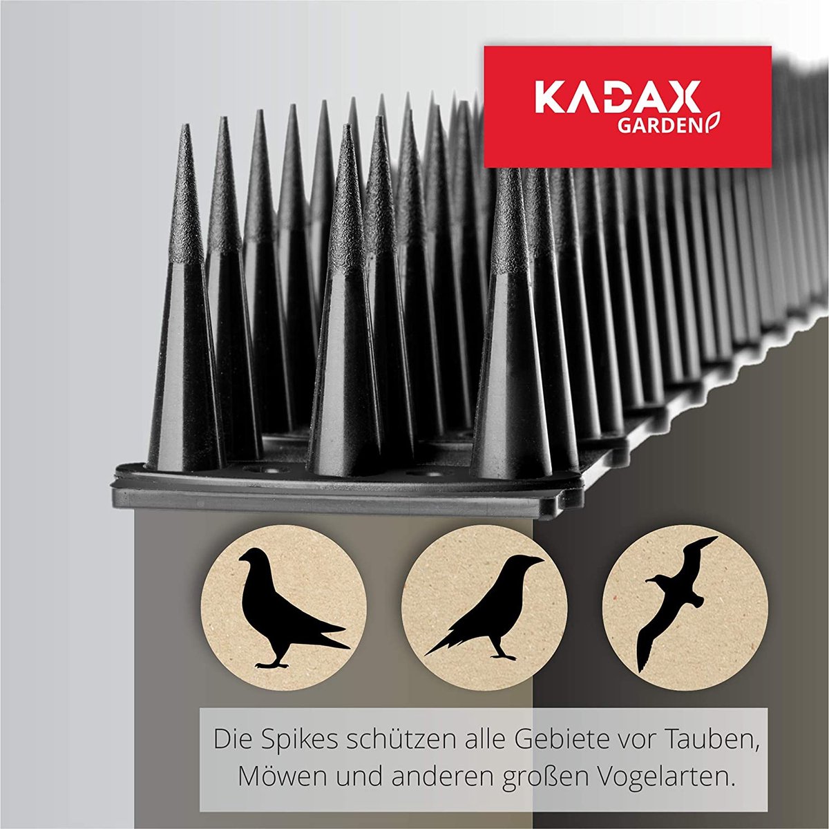 KADAX D fense Anti oiseaux En Plastique 52 X 4 5 X 3 5 Cm D fense Des 