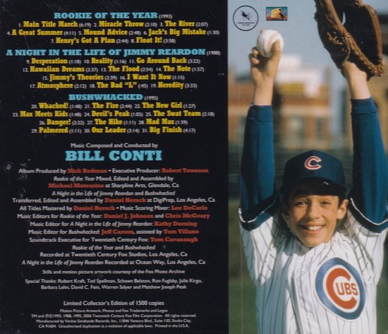 Rookie Of The Year / A Night In The Life Of Jimmy Reardon / Bushwacked ...