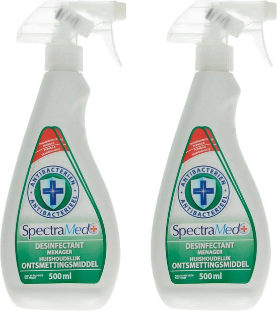 Spectramed Ontsmettingsmiddel - antibacterieel - desinfectie -2 x 500 ...