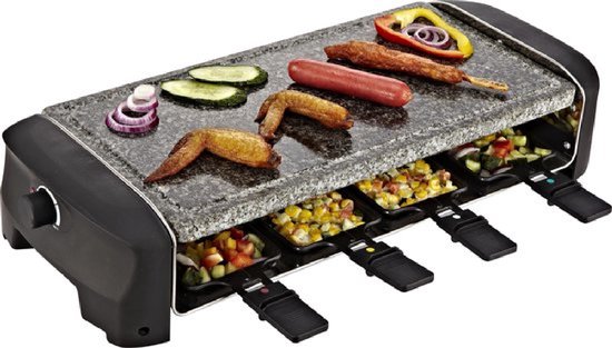 Princess 162830 Gourmetstel - Steengrill & Raclette Party ‚Äì 8 ...