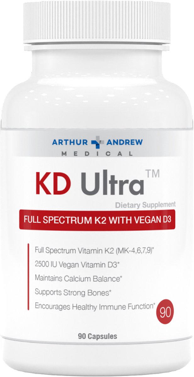 Arthur Andrew Medical - KD Ultra - 90 caps. (Vit K & D) - Hoog ...