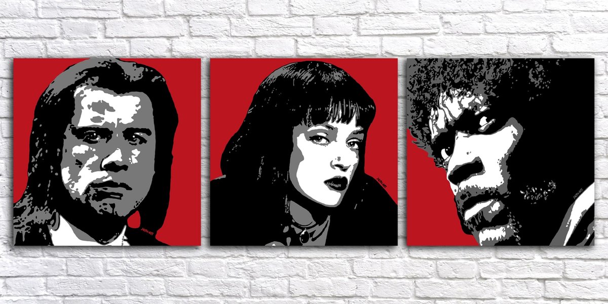 Pop Art Pulp Fiction x3 | bol.com