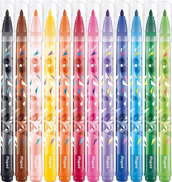 Maped Mini Cute kleurviltstiften - 12 stuks | bol