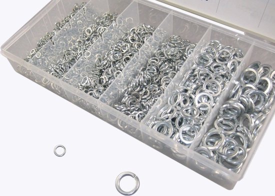 Veerringen / sluitringen 1200 delig | | bol