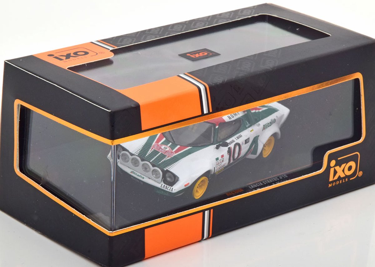 Lancia Stratos #10 Winner Rally Monte Carlo 1976 "Alitalia" Munari/Maiga 1-43 Ixo Models | bol.com