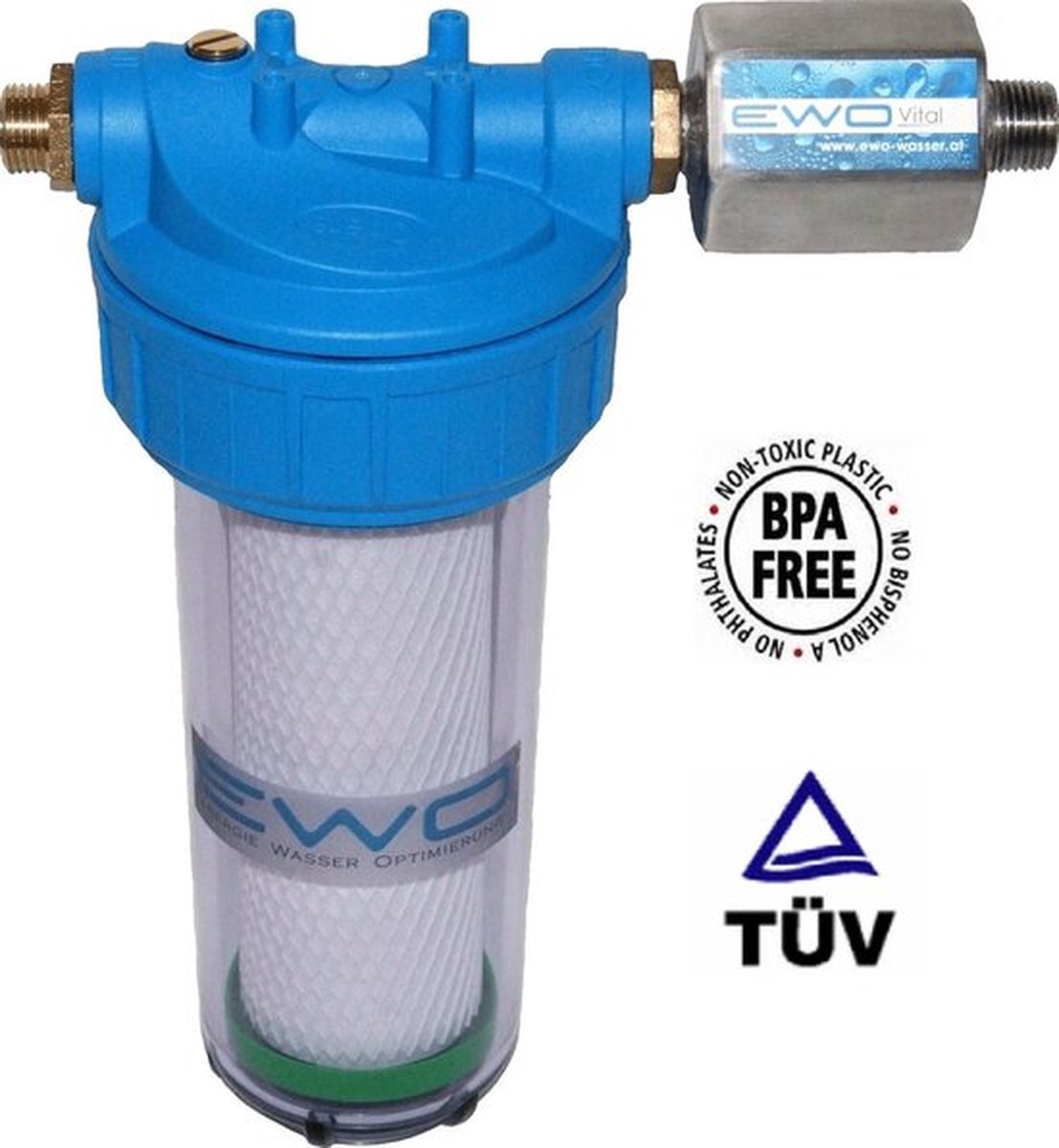 EWO Gourmet - no. 64 - Waterfilter onder de gootsteen met 1 filter en 1 ...