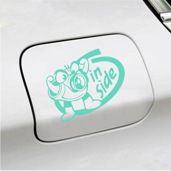 Bumpersticker - Turbo Inside - 12 X 15 - Mint | bol