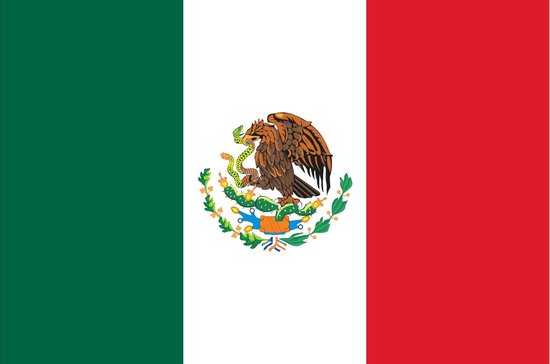 Nationale vlag Mexico Mexicaanse 150*90 cm | bol.com