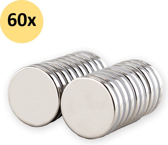 Brute Strength - Super sterke magneten - Rond - 25 x 3 mm - 60 Stuks ...