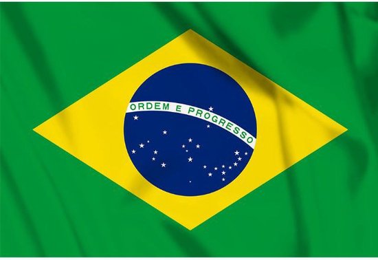 Braziliaanse vlag - vlaggen - Brazilië - 90/150cm - nationale vlag ...