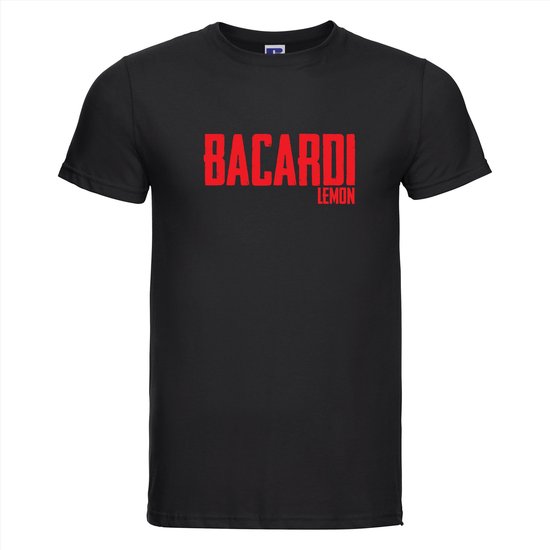 Bacardi Lemon T-shirt | Grappige tekst | T-shirt tekst | Fun Shirt | Tshirt | Zwart... | bol.com