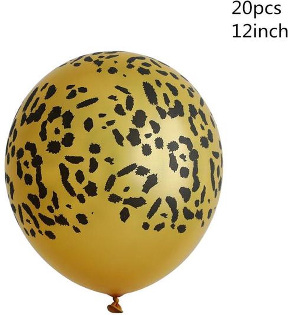 Gouden luipaard print Ballonnen - Ballon Goud Panterprint Tijger print - Gouden... | bol