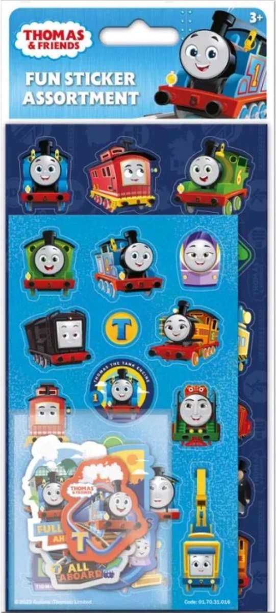 Stickers Thomas de Trein - funstickers assortiment | bol