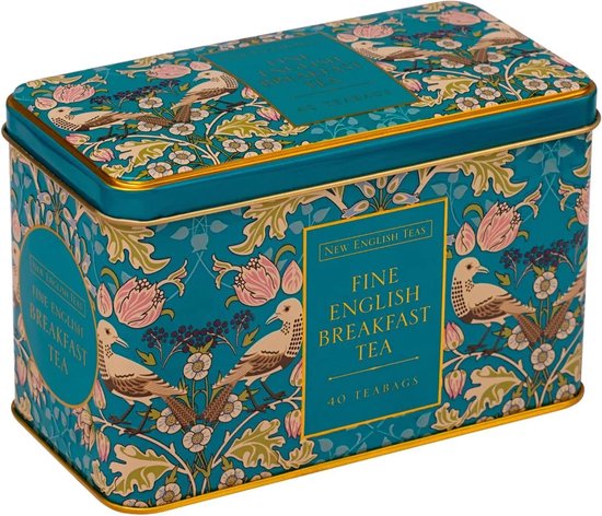 New English Teas The Song Thrush & Berries English Breakfast 40 Teabags ...