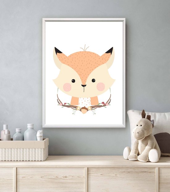 PosterDump - Lieve vos bos dieren - Baby / kinderkamer poster - dieren ...