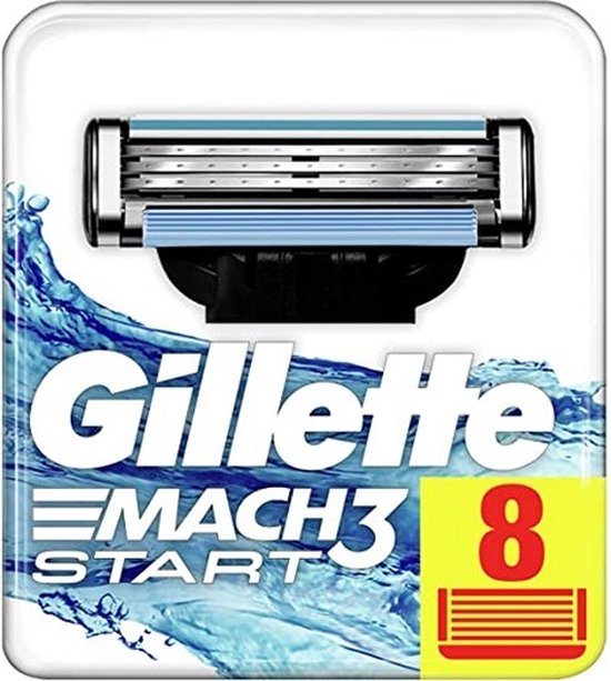 Gillette Mach 3 start scheermesjes 8 stuks | bol