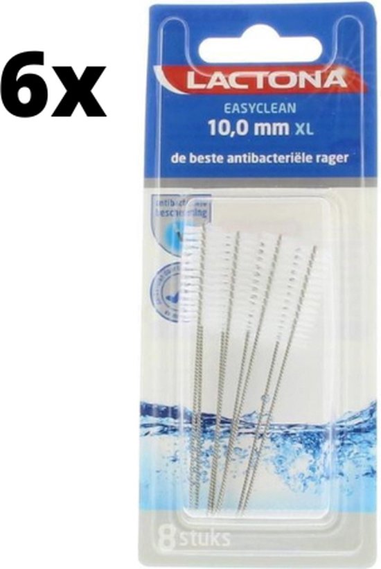 Lactona Ragers EasyClean XL 10.0mm Transparant - 6 x 8 stuks ...
