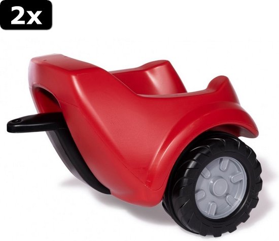 2x Rolly Toys 122080 Mini Aanhanger Rood | bol