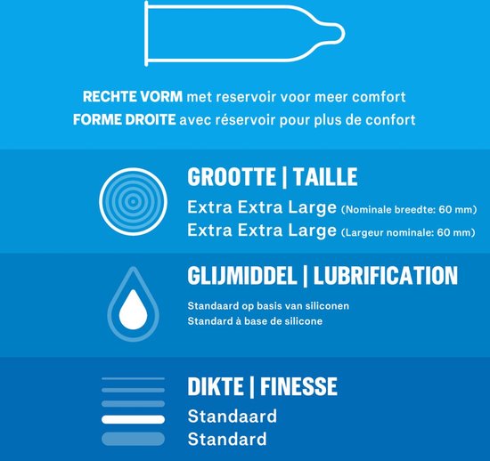 Durex Natural XL - Condooms - 12 Stuks - Maat 60 - Lekker Dun, Lekker ...