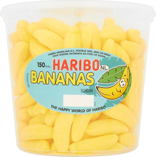 Haribo - Bananas - 150 pieces | bol