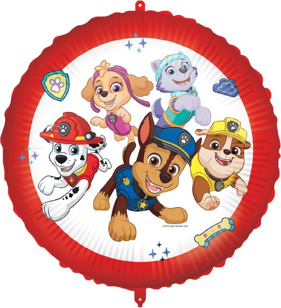 Paw Patrol Folieballon - Rond 45 cm - Paw Patrol Ballon - Paw Patrol ...