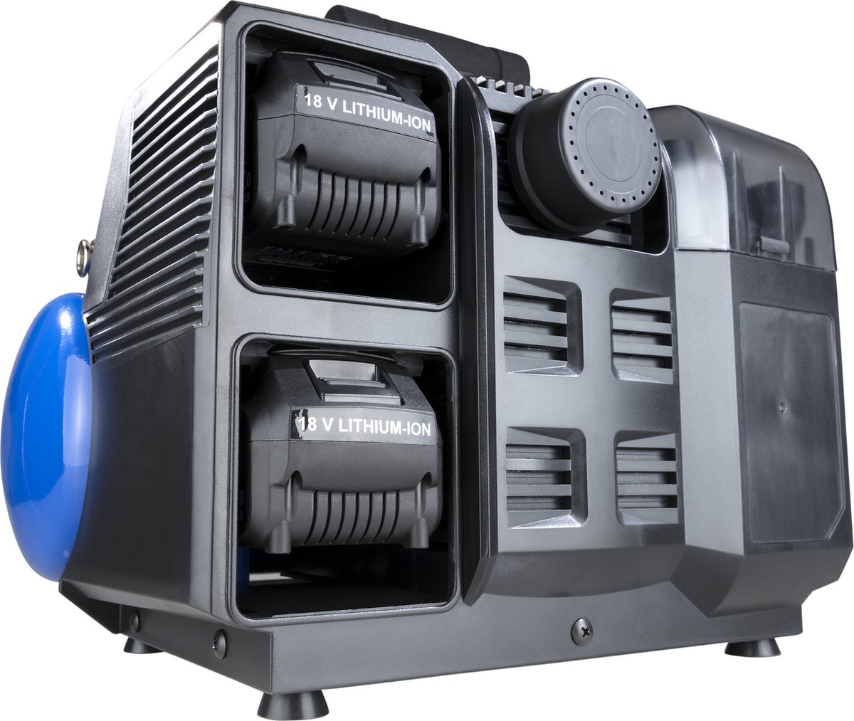 Westfalia Accu Luchtcompressor - 36 V - 8 Bar - 6 Liter - Olievrij ...