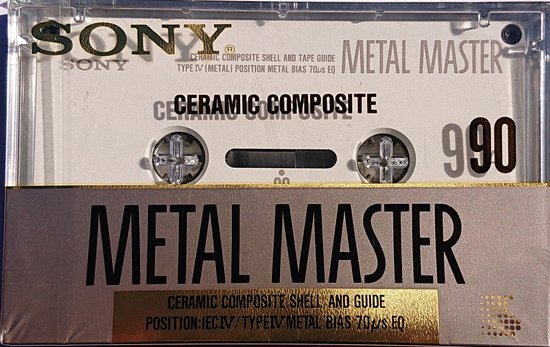 Sony Metal Master 90 Ceramic Composite Type IV Cassettebandje | bol