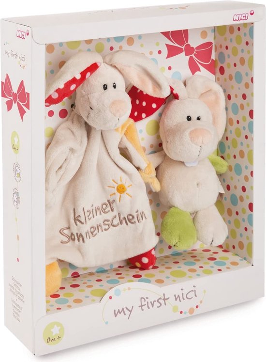 NICI Cadeauset voor baby's en peuters, knuffeldeken en knuffeldier ...