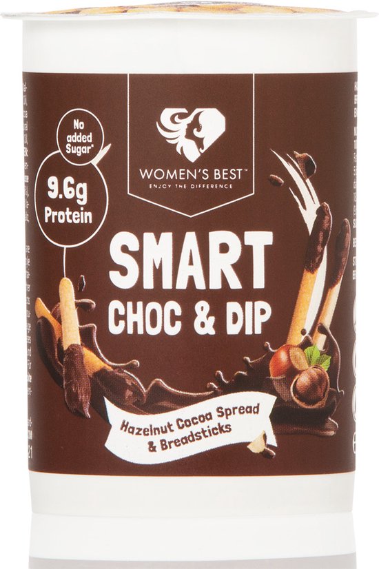 Smart Choc & Dip (12x52g) Chocolate Hazelnut | bol